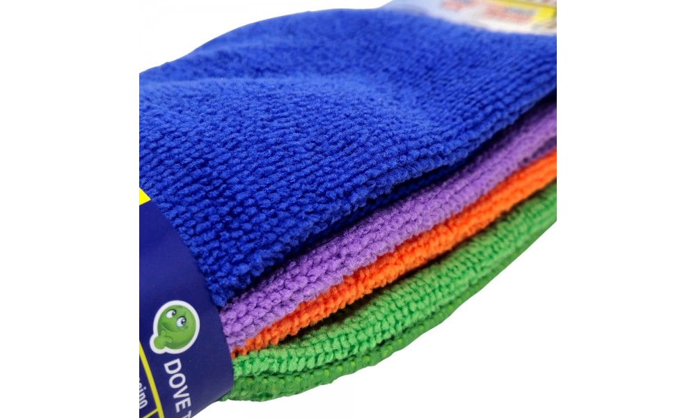 PANNI MICROFIBRE MULTITASKING 4 pz 36x38 PER TUTTI GLI USI